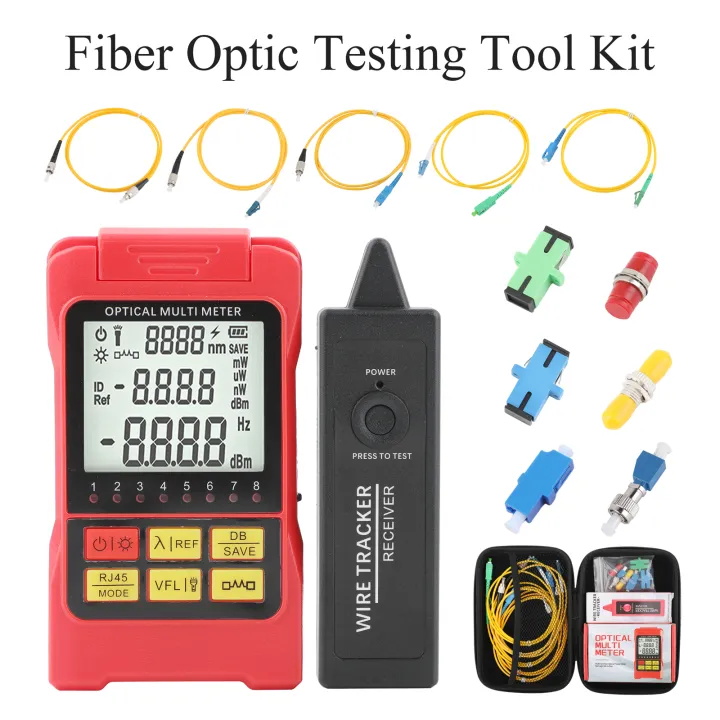 13PCS Fiber Optic Testing Tool Kit Fiber Optic Identification ...