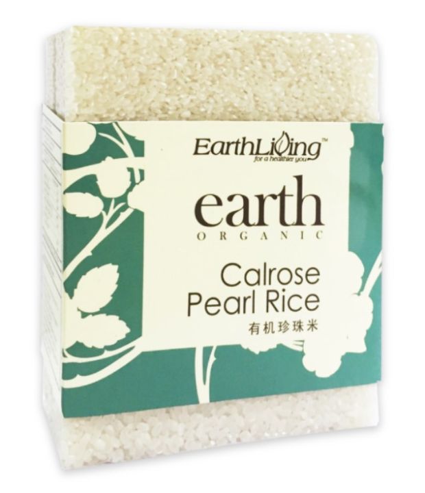 Earth Living Earth Organic Calrose Japanese Pearl Rice / 有机珍珠米 (900g ...