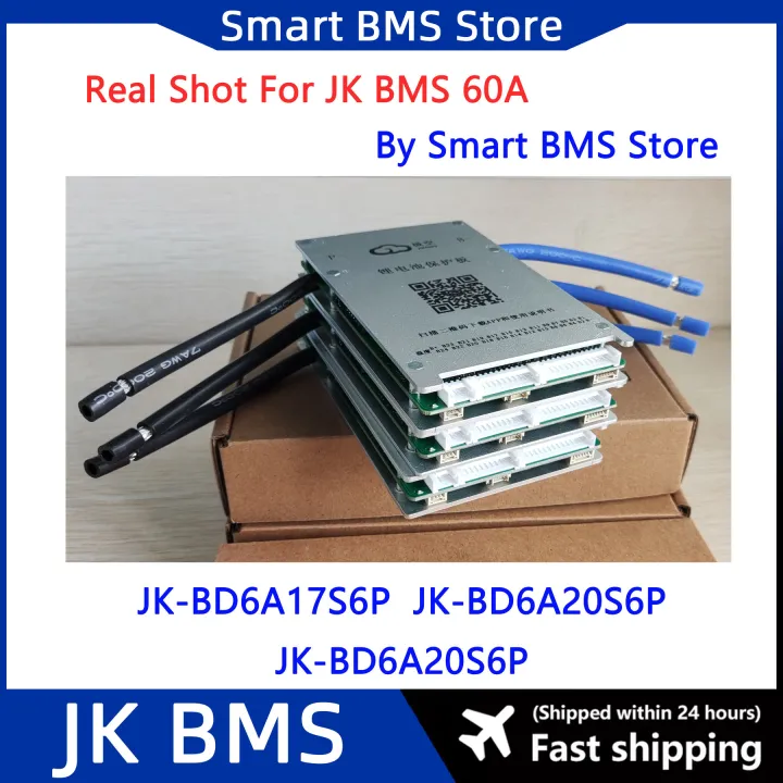 SMART Jikong JK BMS 60A 0.4A 0.6A Active Balance BD6A17S6P BD6A20S6P ...
