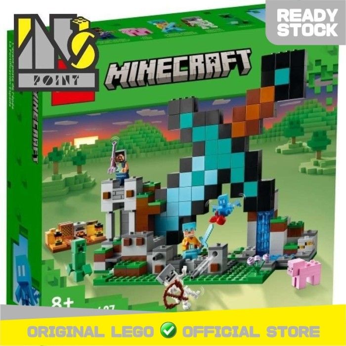 LEGO 21244 - Minecraft - The Sword Outpost | Lazada Indonesia
