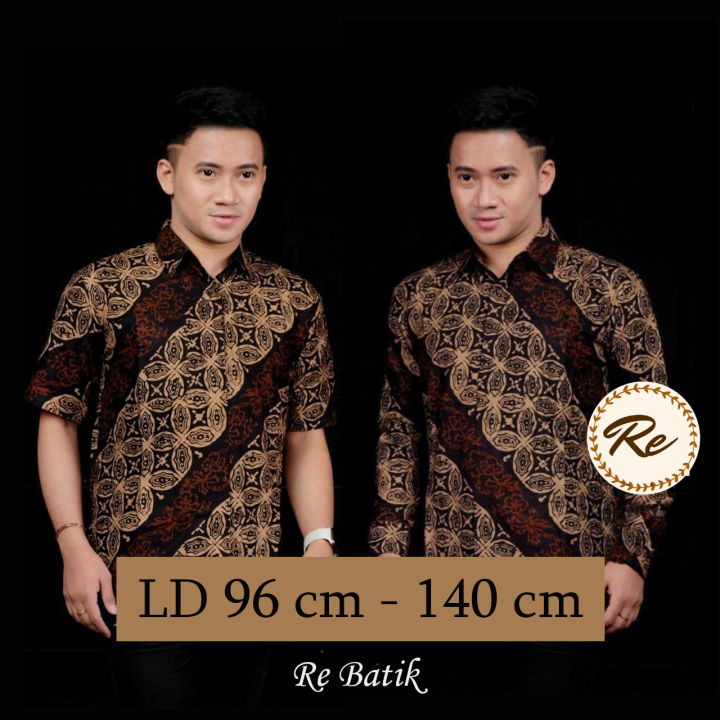 Kemeja Batik Formal Non-Formal S M L XL XXL 3L 4L 5L 6L 7L JUMBO | Lazada Indonesia