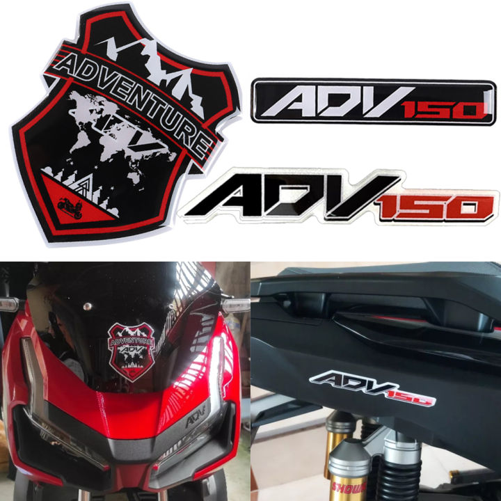 ADV 150 Sticker 3D Gel Honda Motorcycle Decalls [On Stock] | Lazada PH