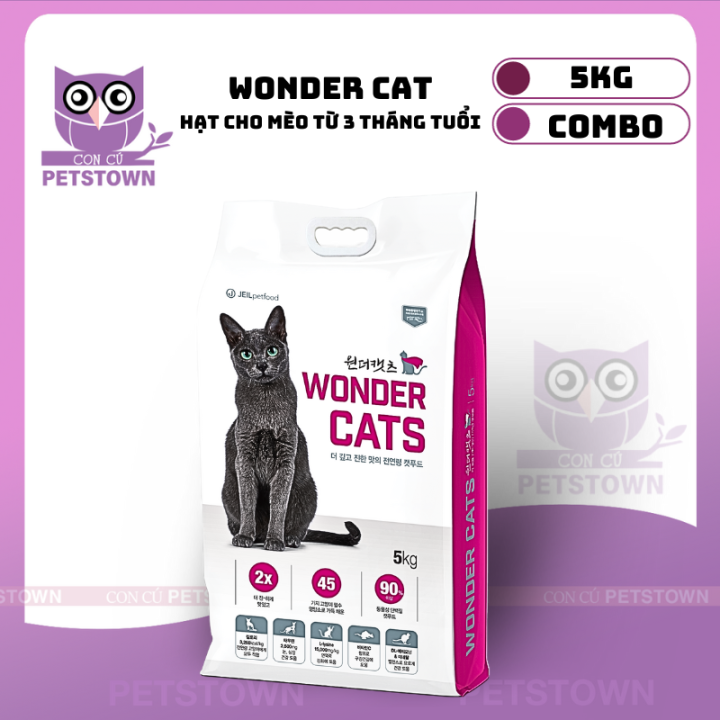 Wonder Cats 5kg/15kg - Thức ăn hạt cho mèo mọi lứa tuổi nhập khẩu Hàn ...