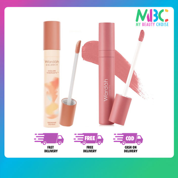 Wardah Colorfit Velvet Matte Lip Mousse | Color Therapy Edition ...