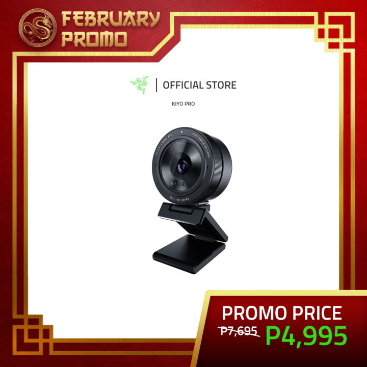 RAZER Kiyo Pro USB Camera with High-Performance Adaptive Light Sensor ...