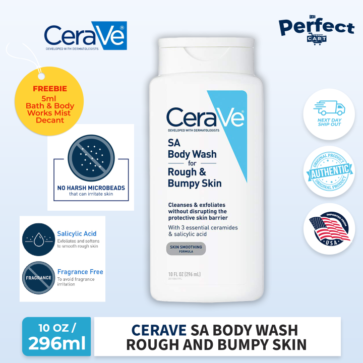 CeraVe SA Body Wash for Rough and Bumpy Skin 10.0 fl oz | Lazada PH