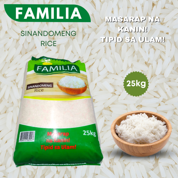 KZLU Familia Sinandomeng Rice 25kg | Lazada PH