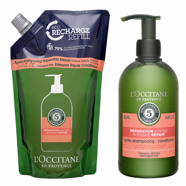 L'Occitane Aromachologie Intensive Repair Conditioner + Refill Pack ...
