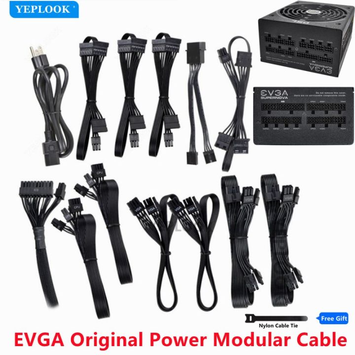 EVGA Power Modular Cable Kit PCIe GPU 8Pin EPS CPU SSD HDD SATA Molex ...