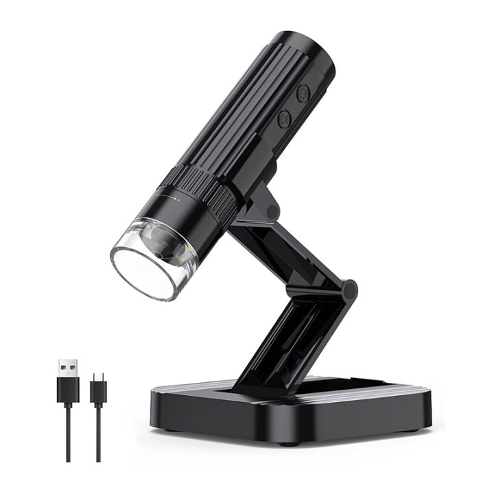 (PQAT) 1 Piece Wireless Digital Microscope 50X-1000X Magnification ...