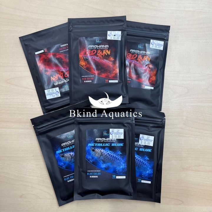 CZ Aqua Products Arowana Vitamin Colour Enhancer Powder - 10g (Red Burn ...