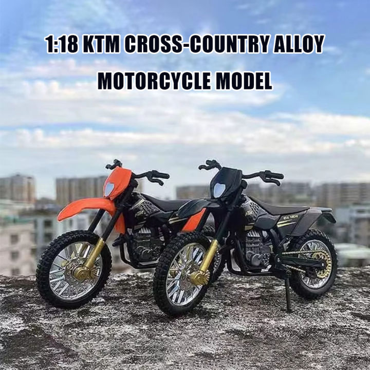 Diecast Motocross KTM Model Sepeda Motor Model Miniatur Trail Motocross ...