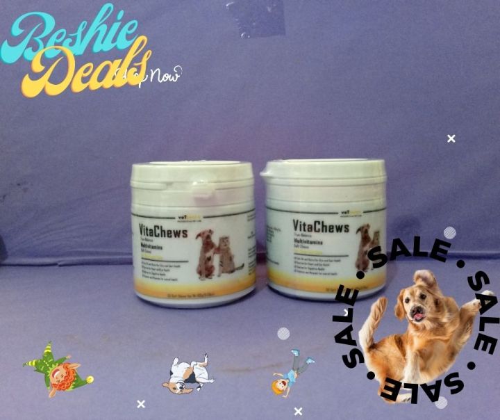 VetCore+ VitaChews 50 Soft Chew Multivitamins for Dogs and Cats | Lazada PH
