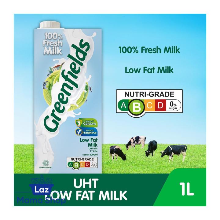 Greenfields UHT Low Fat Milk 1L (Laz Mama Shop) | Lazada Singapore