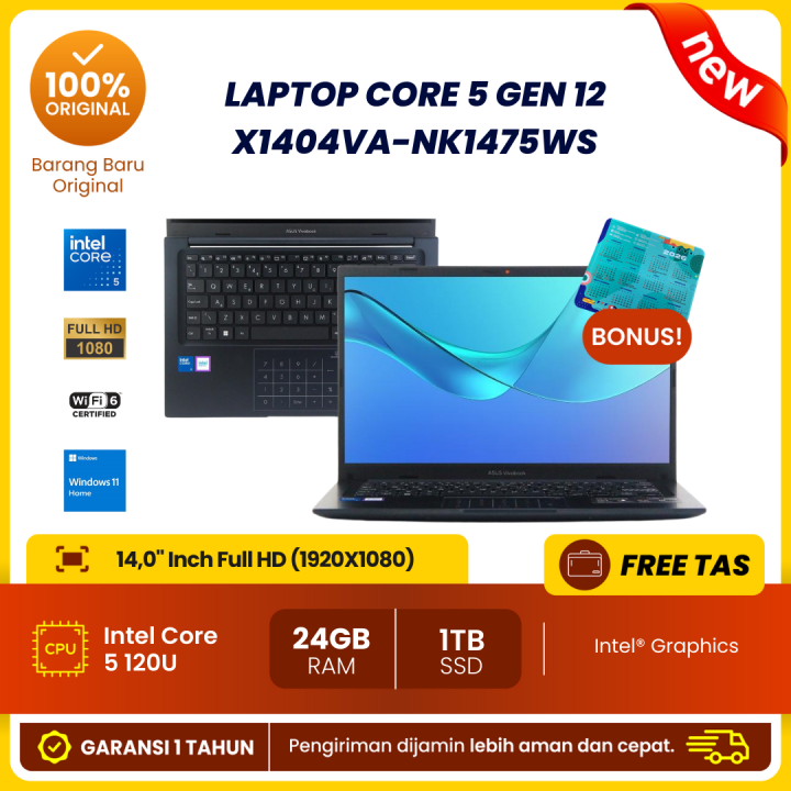 Laptop Kerja & Bisnis Asus Core 5 Hanya 9 Jutaan - Asus VivoBook ...