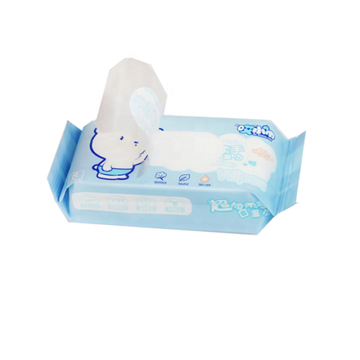 Unscented mini wet wipes with many cute and convenient pocket-sized ...