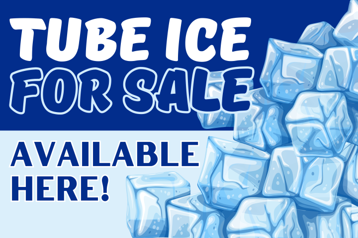 ICE AVAILABLE HERE TUBE ICE AVAILABLE HERE YELO FOR SALE TARPAULIN ...