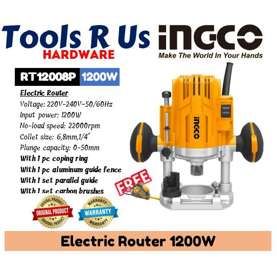 Ingco Electric Router RT12008P* | Lazada PH