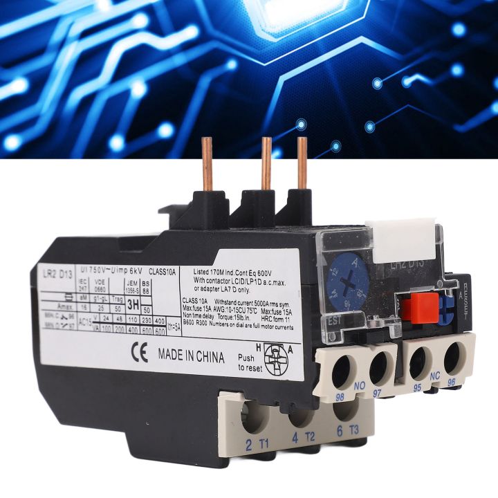 Thermal Overload Relay Protector Auto Manual Reset Heat Overload Relay ...