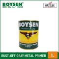 BOYSEN® Rust-Off™ Gray Alkyd Metal Primer B330 - 1L / 4L | Lazada PH