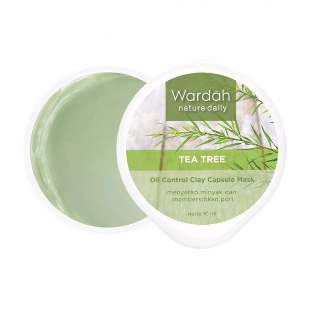 WARDAH Nature Daily Tea Tree Oil Control Clay Capsule Mask 10 ml ...