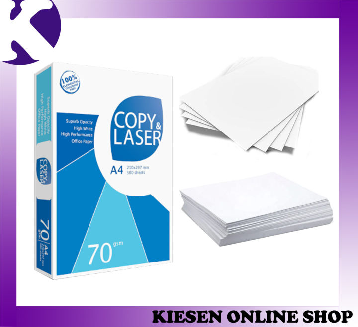 A4 SIZE COPY AND LASER | BOND PAPER | COUPON BOND (500 SHEETS / 1 REAM ...