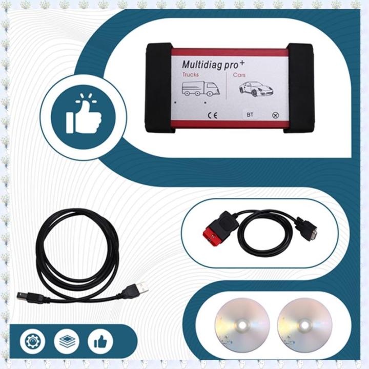 (PZXS) Car Truck Diagnostic Tool Multidiag Pro+ PCB TCS Bluetooth OBD2 ...