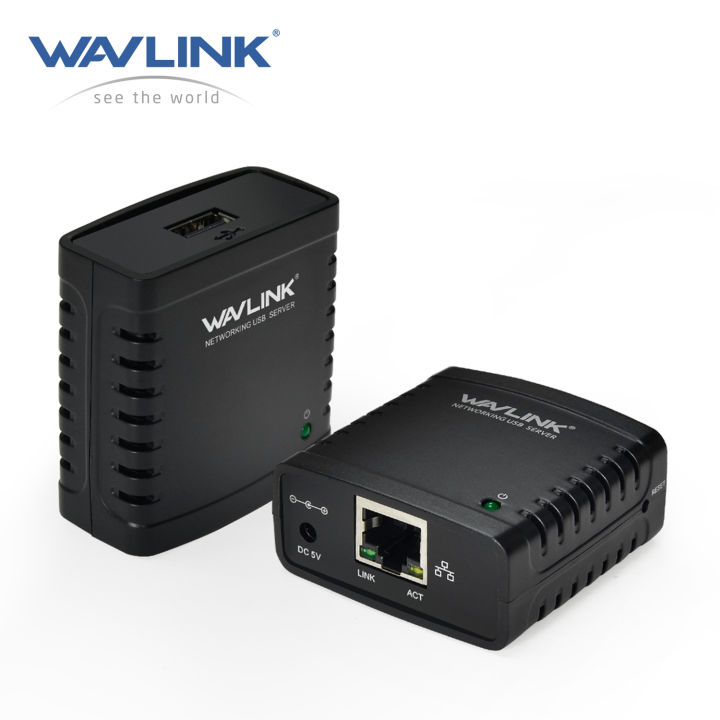 Wavlink USB 2.0 Port LPR Printer Server MFT Print With 10/100Mbps Ethernet Port, Sharing a LAN ...