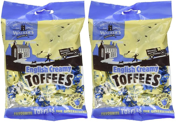 Walkers' Nonsuch English Creamy Toffees | with Whole Milk & Butter ...