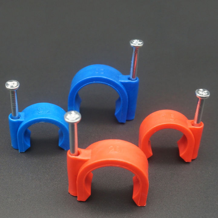 High quality PVC Clamp Half Clamp (BLUE/ORANGE\White) hose clamp/hose ...
