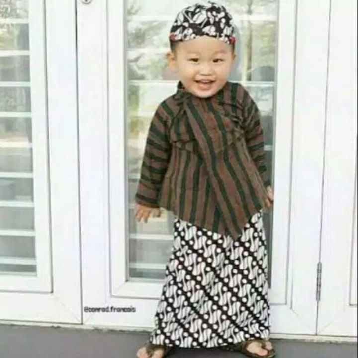 Setelan Surjan Lurik Balita / Setelan Surjan Lurik Anak - Baju+celana ...