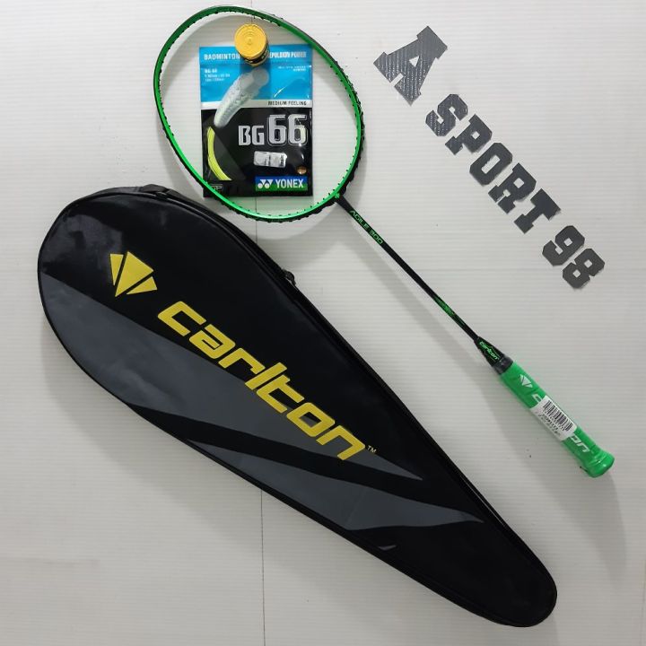 RAKET BADMINTON ORIGINAL CARLTON AGILE 300 MADE IN ENGLAND | Lazada ...