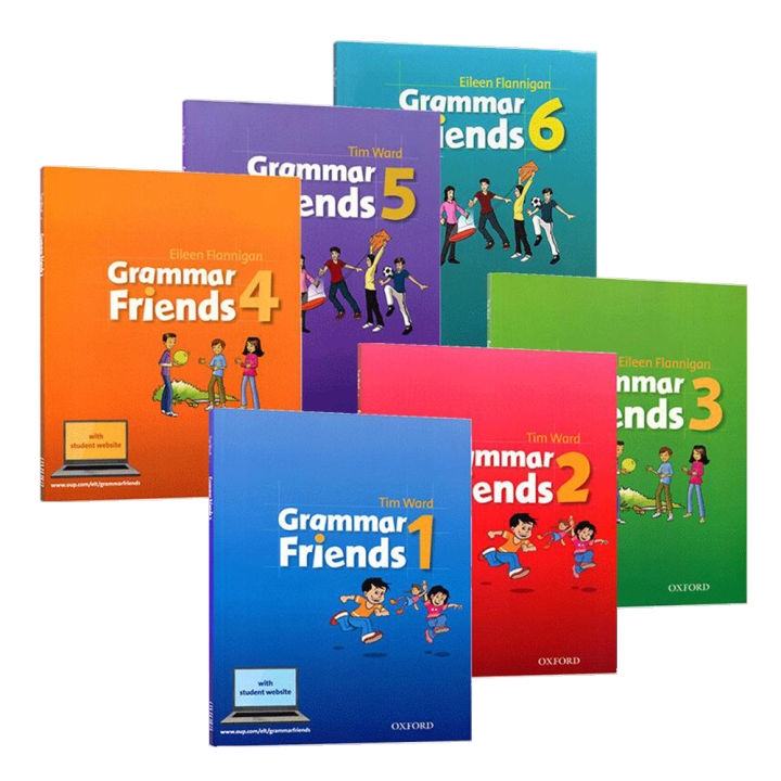 6 Books Oxford Grammar Friends Grade 1-6 Levels Practice Book English ...