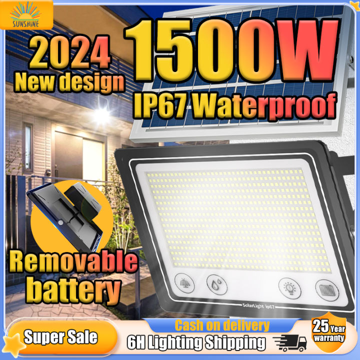 2024 NEW Model Solar flood light IP67 outdoor waterproof battery ...