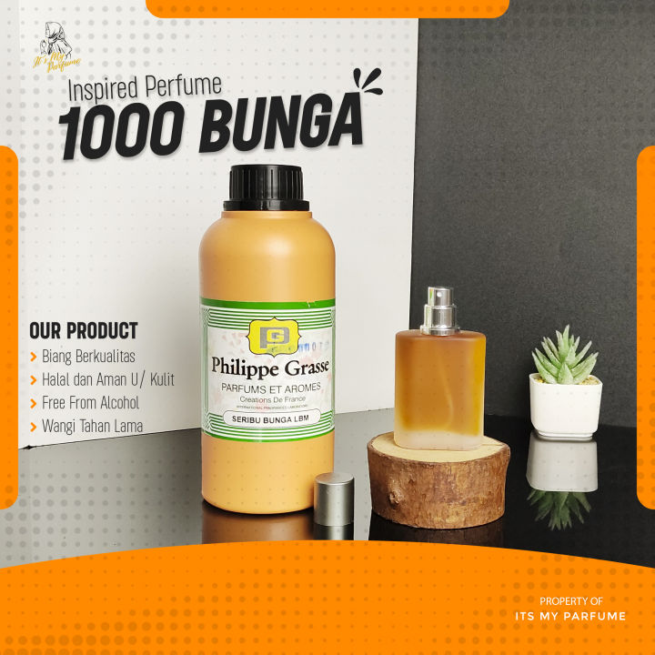 Parfum 1000 BUNGA 100 ML ORIGINAL MINYAK WANGI ASLI SERIBU BUNGA NON ...