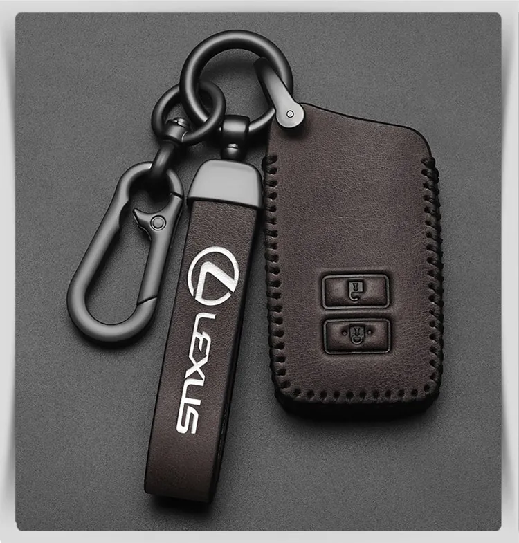 Leather Smart Car Key Case Cover FOB Bag Protector Pouch For Lexus NX ...