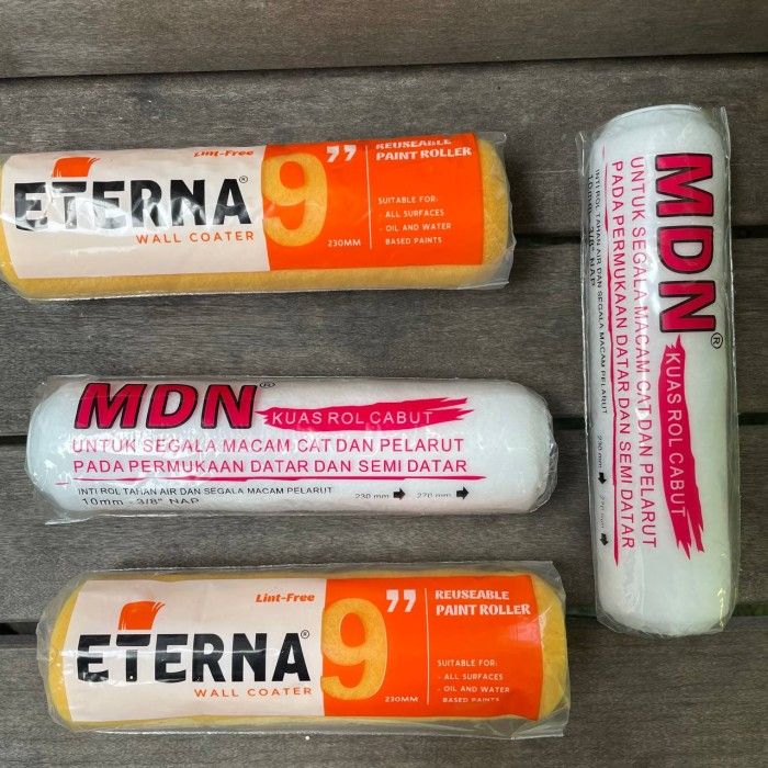 REFILL BULU KUAS ROLL BESAR 9 INCH ISI ULANG KUAS ROL CAT TEMBOK ...