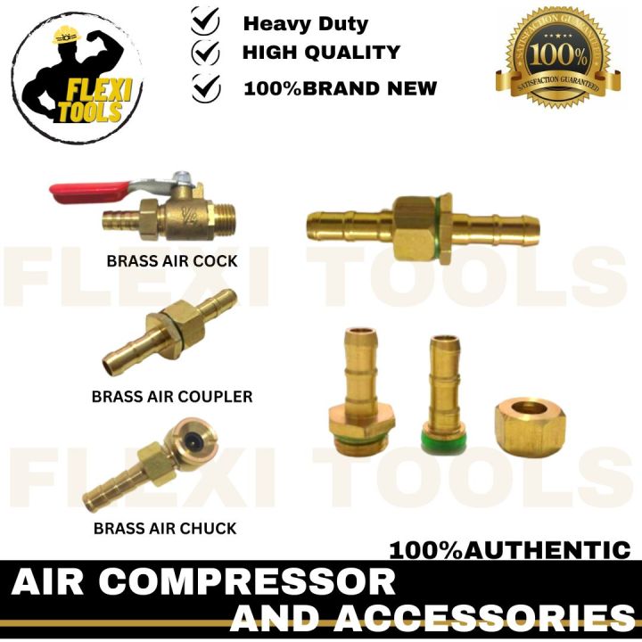 FLEXITOOLS BRASS AIR COCK / CHUCK / COUPLER | Lazada PH