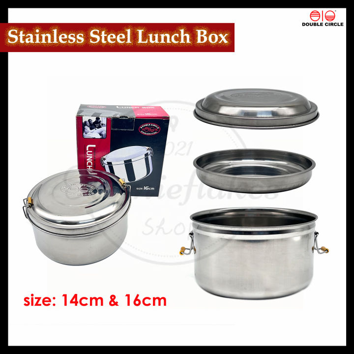 Double Circle Stainless Lunch Box/Case/ Food Storage/Food Container ...