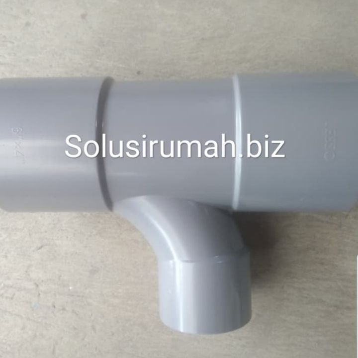 Y BRANCH 6x4AW 90DT 3L LARGE RADIUS TEE LENGKUNG FITING PVC sambungan paralon pvc | Lazada Indonesia