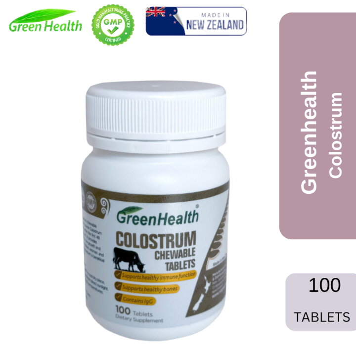 GreenHealth Colostrum, Made in New Zealand bovine Colostrum for Immune ...