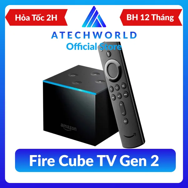 Thiết Bị Amazon Fire Cube TV Gen 2 Chất Lượng 4K Ultra HD Kèm Alexa ...