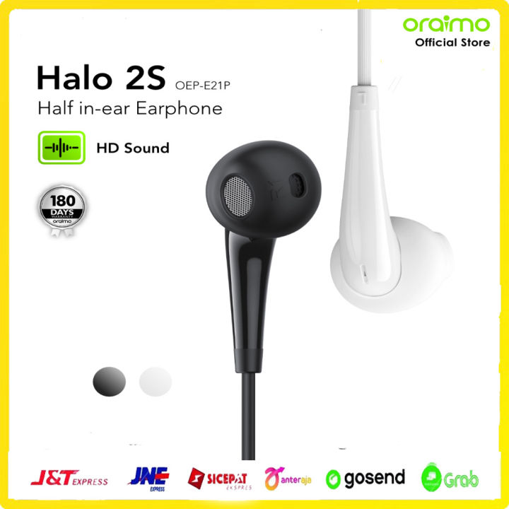 Oraimo Headset Berkabel Mic In-Ear OEP-E21P Bass Universal Panjang 1.2 ...