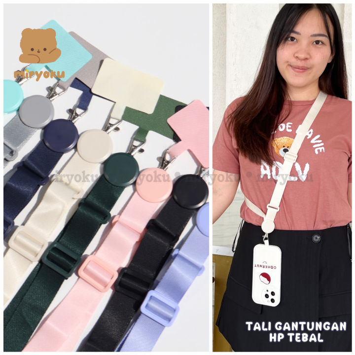 Tali Gantungan Hp Lebar Tali Lanyard Strap Hp Tali Gantungan Leher Tali ...