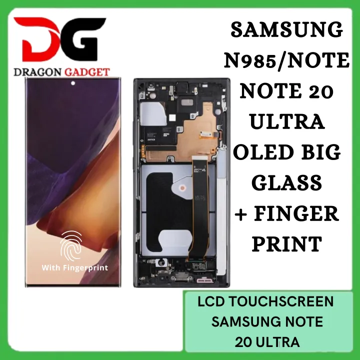 LCD TOUCHSCREEN SAMSUNG N980/NOTE 20 ULTRA OLED BIG GLASS + FRAME ...