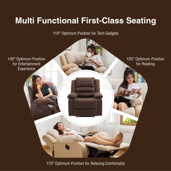 【READY STOCK】𝐌𝐘𝐅𝐔𝐑𝐍𝐈𝐓𝐔𝐑𝐄𝐋𝐀𝐁®: ROYALE Executive XXL Size Recliner Sofa ...