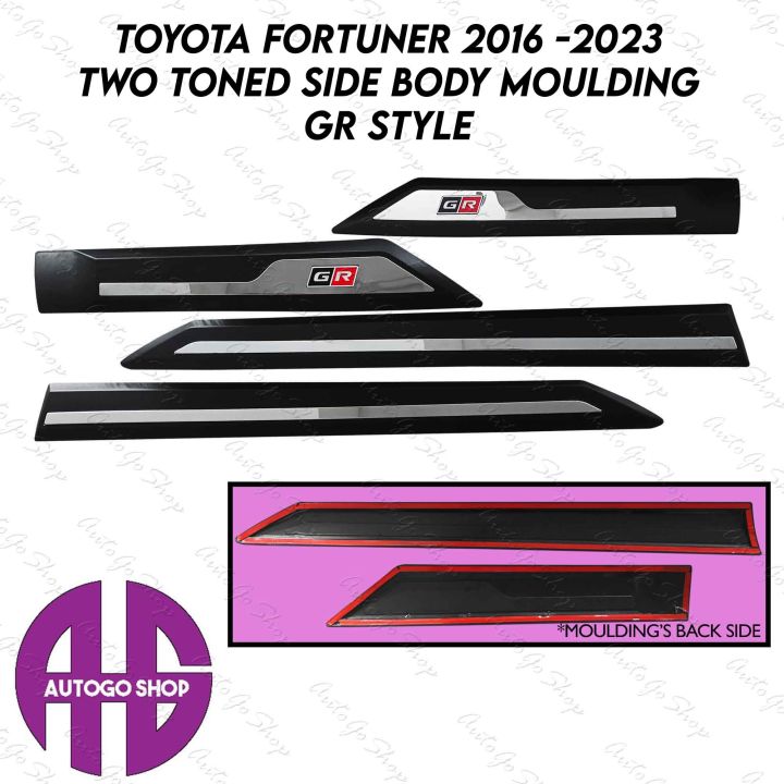 Toyota Fortuner 2016-2023 Side Body Cladding / Side Body Moulding Two ...