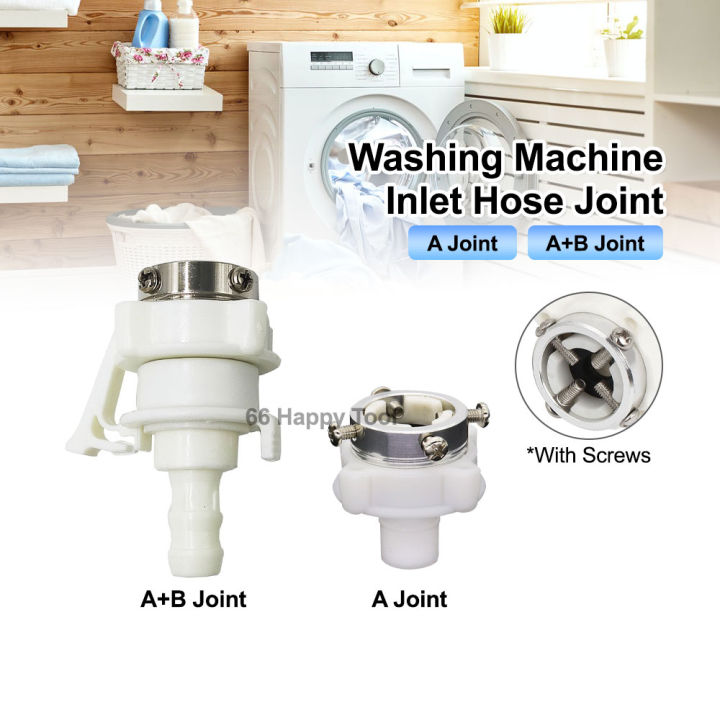 Washing Machine (AB Joint/A Joint) Hose Joint Washer Water Inlet Pipe ...