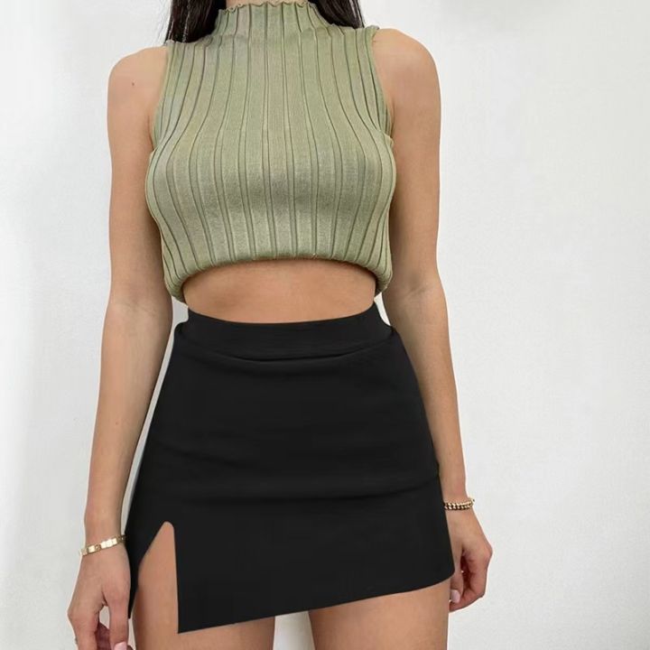 Chae Basic Slit Skirt | Lazada PH