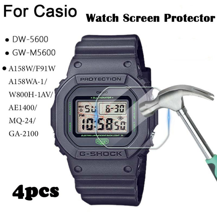 2pcs 4pcs Watch Screen Protector Film for Casio G-Shock DW5600 ...
